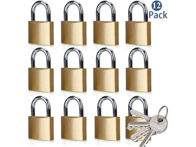 Solid Brass Same Keyed Padlock keyed Alike Locks 1-9/16 inch 40mm ...