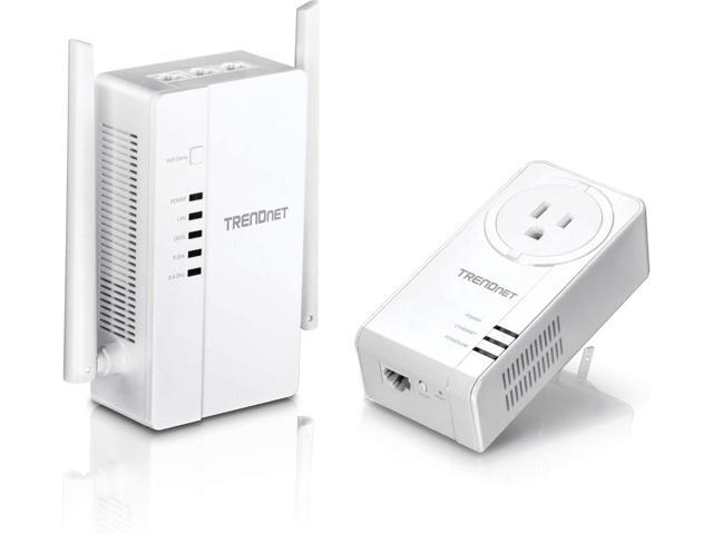 TRENDnet Wi-Fi Everywhere Powerline 1200 AV2 Dual-Band AC1200 Wireless ...