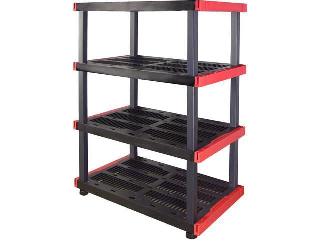 Craftsman, 4-Tier Highly Durable Storage Rack, 200lbs/shelf, (55H x 40W ...
