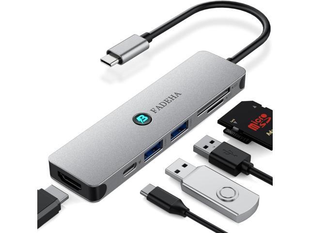 2024 Latest Version 7in1 USB C Hub, USB C Dongle Mac Multi-Port Adapter ...
