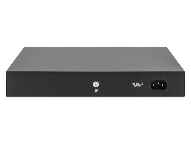 Intellinet 16-Port Gigabit Ethernet Switch, 16 x 10/100/1000 Mbps RJ45 ...