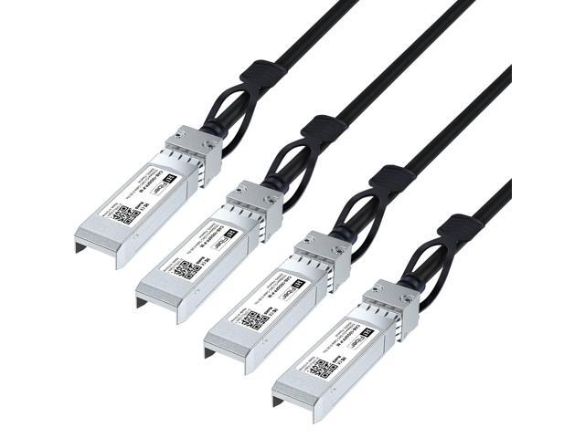 4 Pack SFP+ Cable, 10G SFP+ DAC, 1M(3.3ft), Passive Direct Attach ...