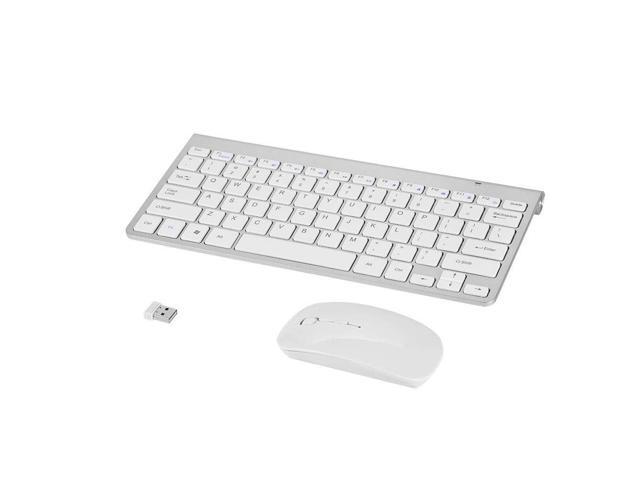 Keyboard Mouse Combo, 2.4GHz Slim Keyboard and Mouse Kit for Desktop ...