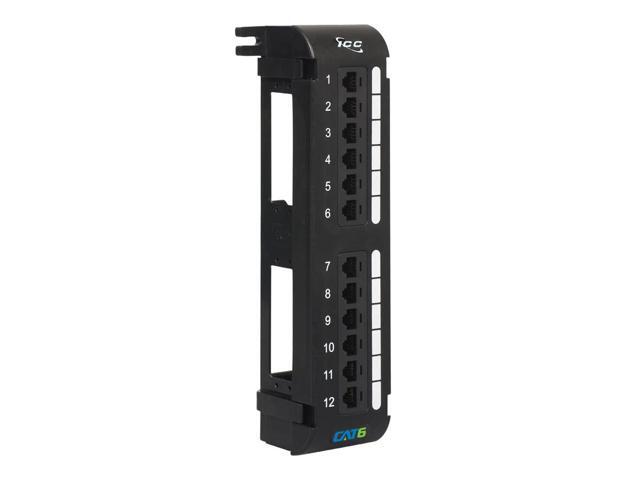 ICC CAT6 Patch Panel, UL Listed & PoE++ Rated Gigabit Applications ...