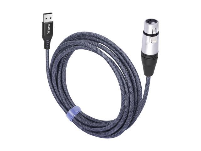 XLR Female to USB Mic Link Converter Cable,XLR Female to USB Microphone ...