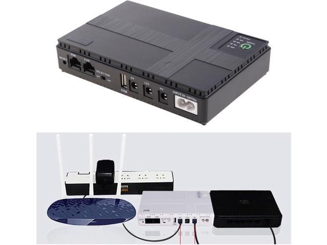 Mini Portable UPS Battery Backup 5V/9V/12V Uninterruptible Power Supply ...
