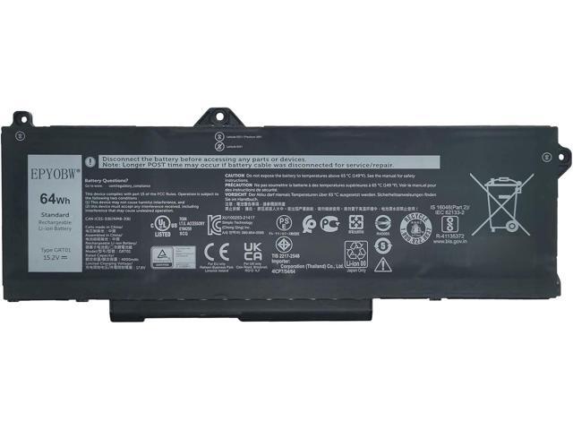 GRT01 Laptop Battery 64Wh 4000mAh 15.2V Compatible with Dell Latitude ...