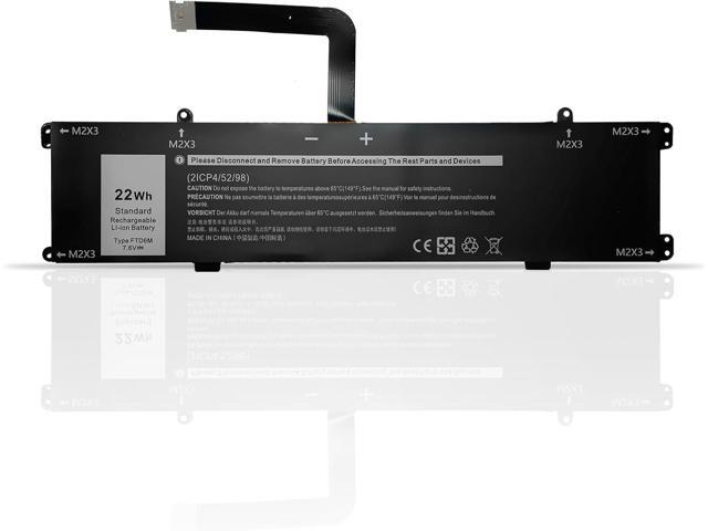 FTD6M 06HHW5 6HHW5 Laptop Battery Replacement for Dell Latitude 7285 2 ...