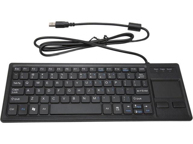 Yechiry K 800 Keyboard with Touchpad, USB Wired Touch Keyboard with HUB ...