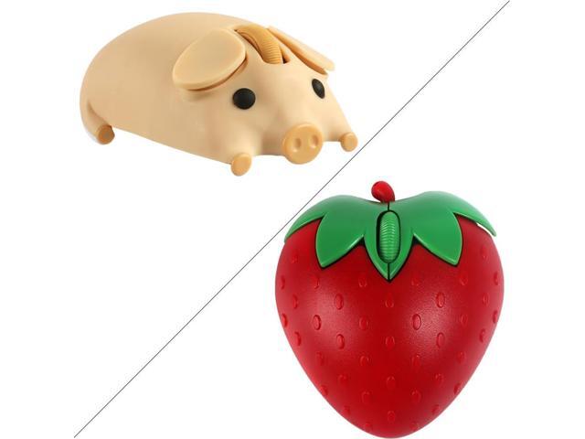 Wireless Mouse Cute Pig Design Bluetooth Dual Mode Portable Compact ...