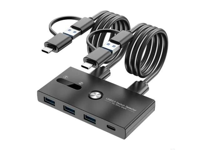 Efficient USB C And USB KVM Switcher For Managing Multiple Devices ...