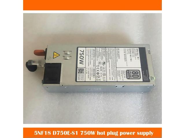 For R620 R720 750W Hot-plug Power Supply 5NF18 D750E-S1E750E-S0 F750E ...