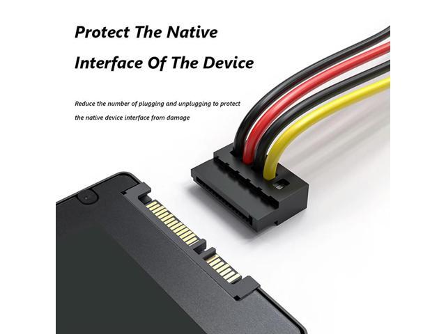 SATA 3.5/2.5 inch 1 to 5 SATA Hard Drive Power Supply Splitter Cable ...