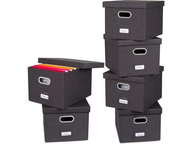 Internet's Best Collapsible File Storage Organizer with Lid ...