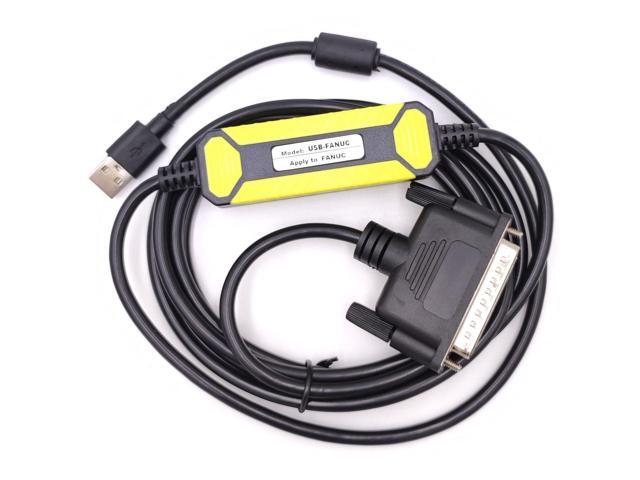 (1-Pc) USB-FANUC CNC Programming Cable, USB to RS232 Data Transfer ...