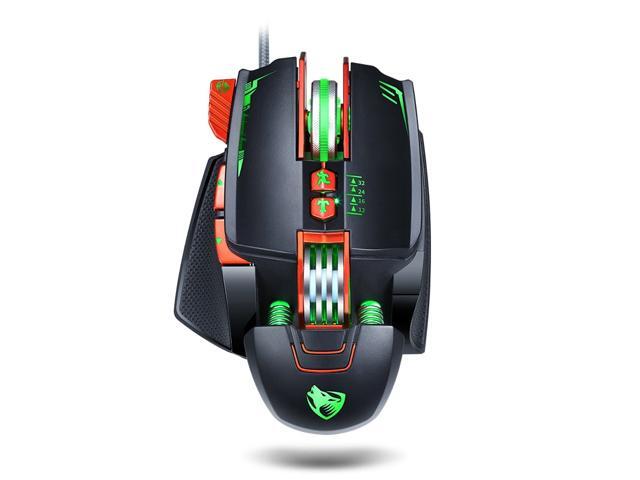 USB Wired Programmable Gaming Mouse 3200DPI Adjustable Backlight 8 ...