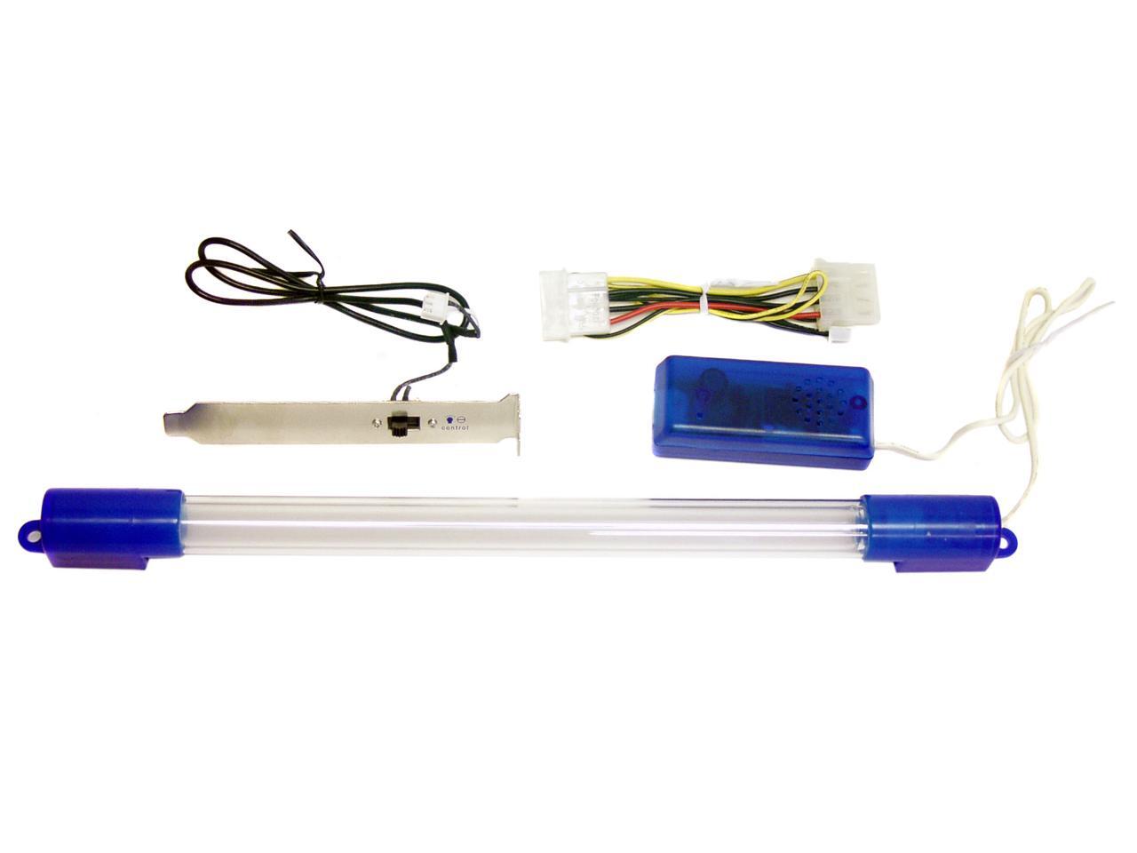 KINGWIN T-01B Blue cold cathode fluorescent lamp tube (12" DC 12V ...