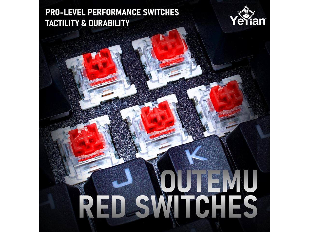 Yeyian Mechanical Gaming Keyboard Spark Series 2000, Red Switch - SKU ...