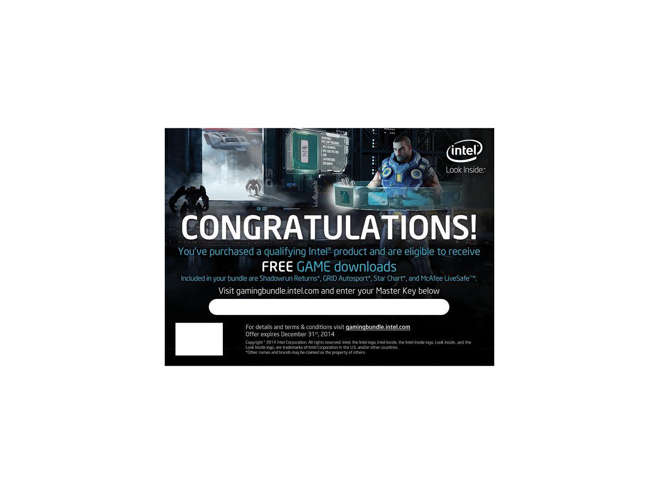Intel Gaming Bundle - Newegg.com