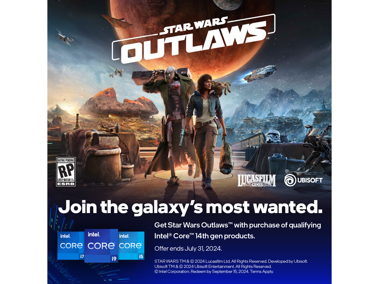 Intel Gift - Star Wars Outlaws - Newegg.ca