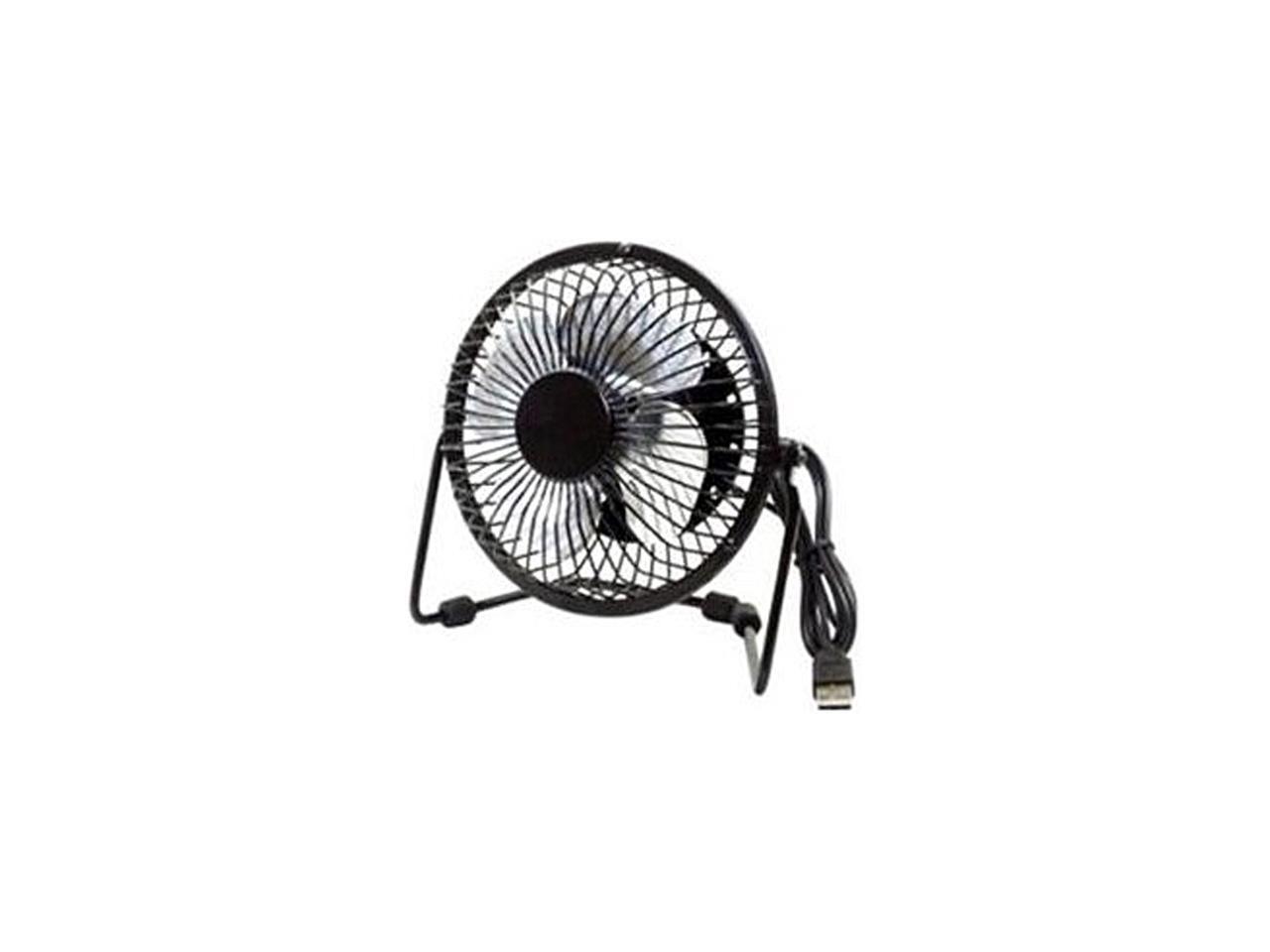 Premiertek USB-FAN Metal Desktop Fan USB Powered with Switch - Black ...