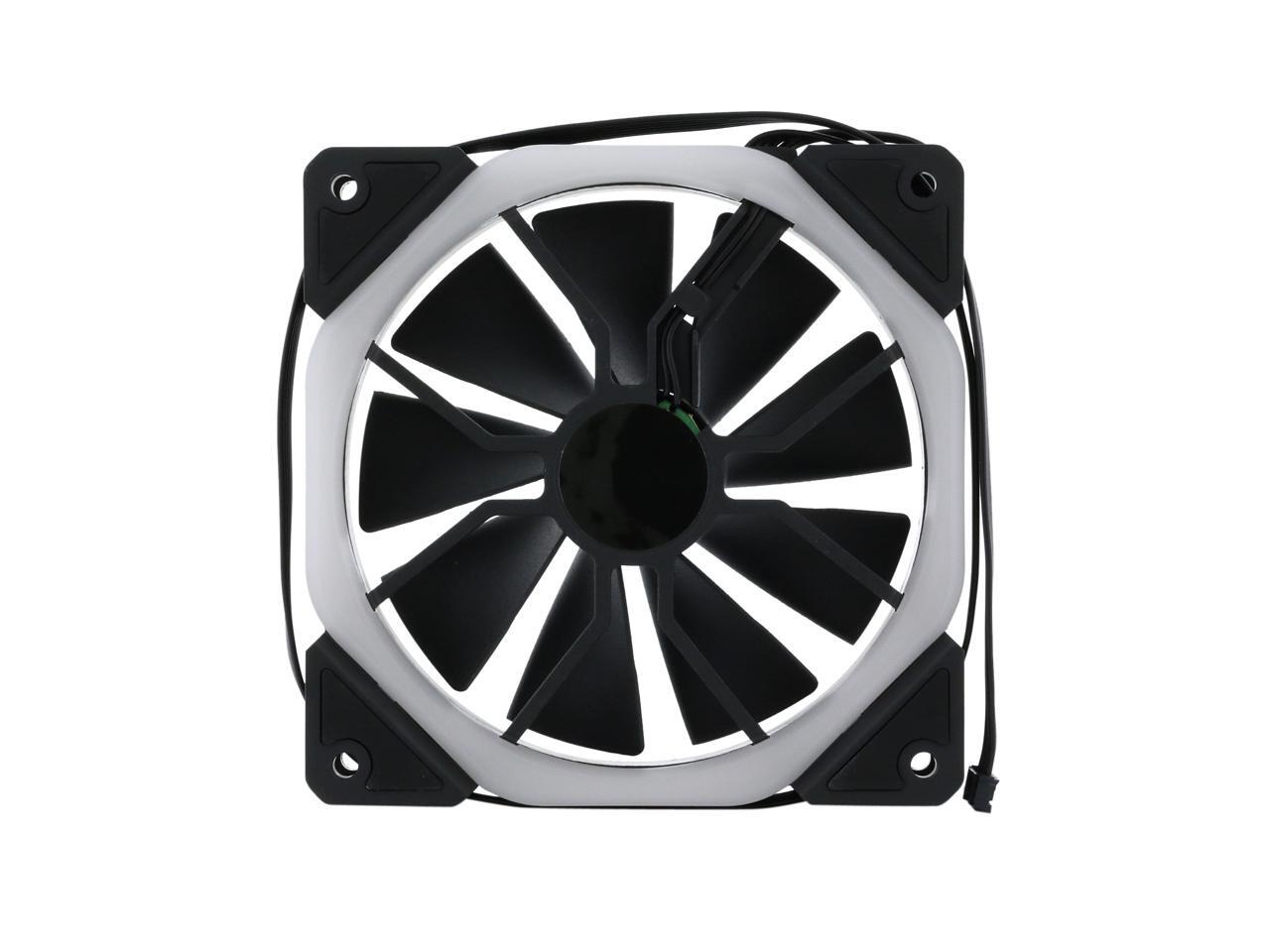 DIYPC DR-RGB Hydro Bearing 120mm Dual Ring RGB Silent Fan for Computer ...