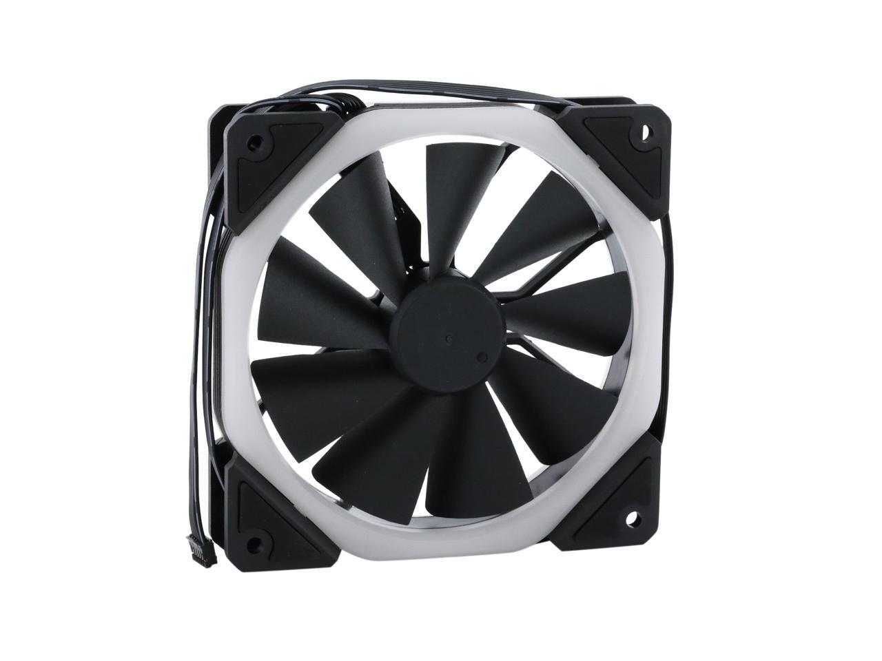 DIYPC DR-RGB Hydro Bearing 120mm Dual Ring RGB Silent Fan for Computer ...