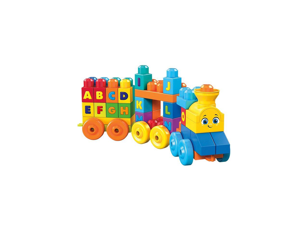 Mega Bloks ABC Musical Train Building Set, 50 pieces - Newegg.com