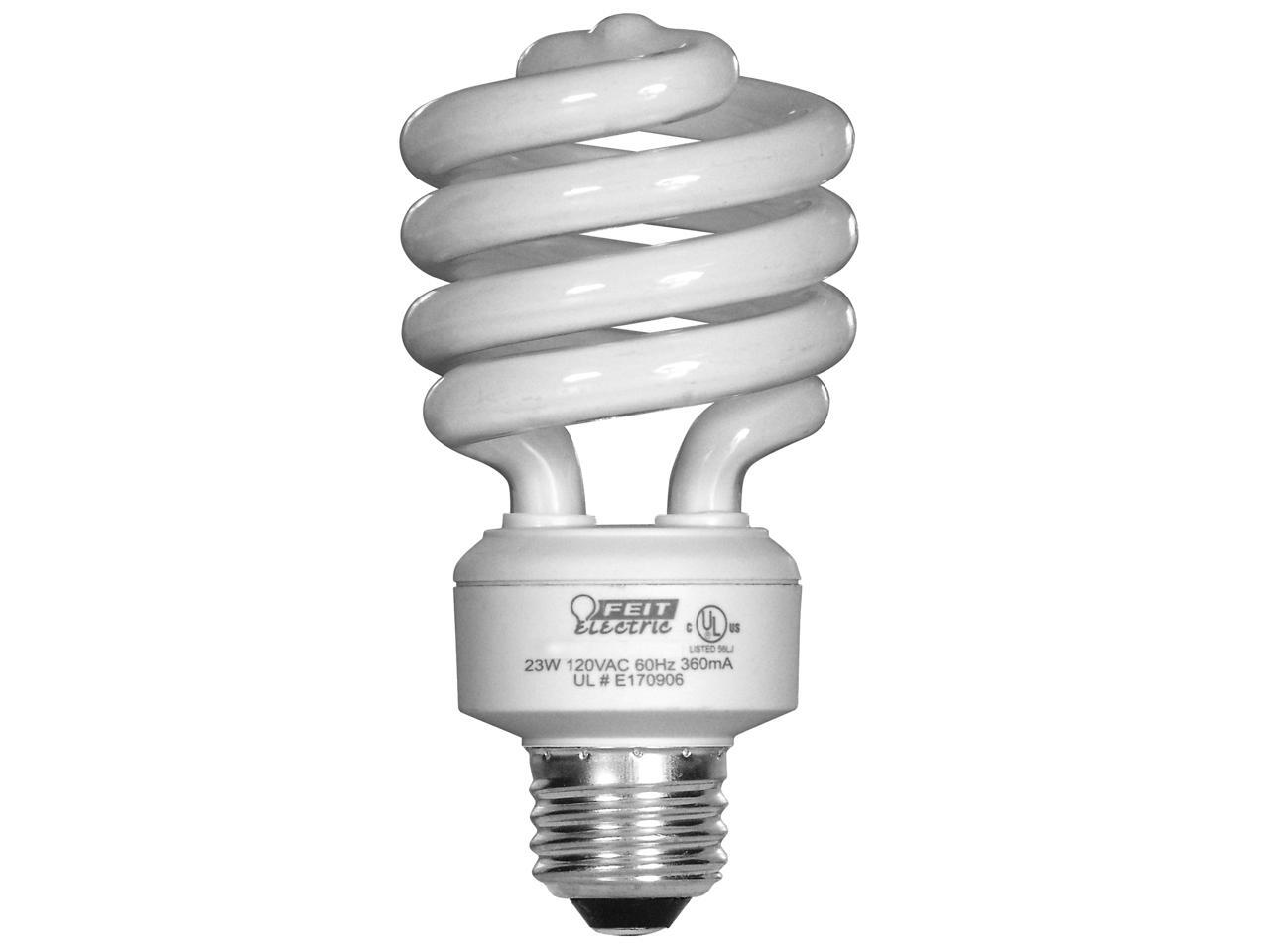 Feit Electric ESL23TM/CW/4 4 Count 23 Watt Bright White Mini Twist ...