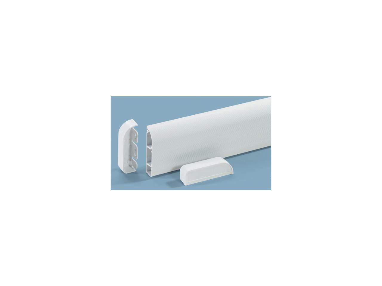 Wiremold C800 Cablemate Baseboard Channel With 2 End Caps - Newegg.com
