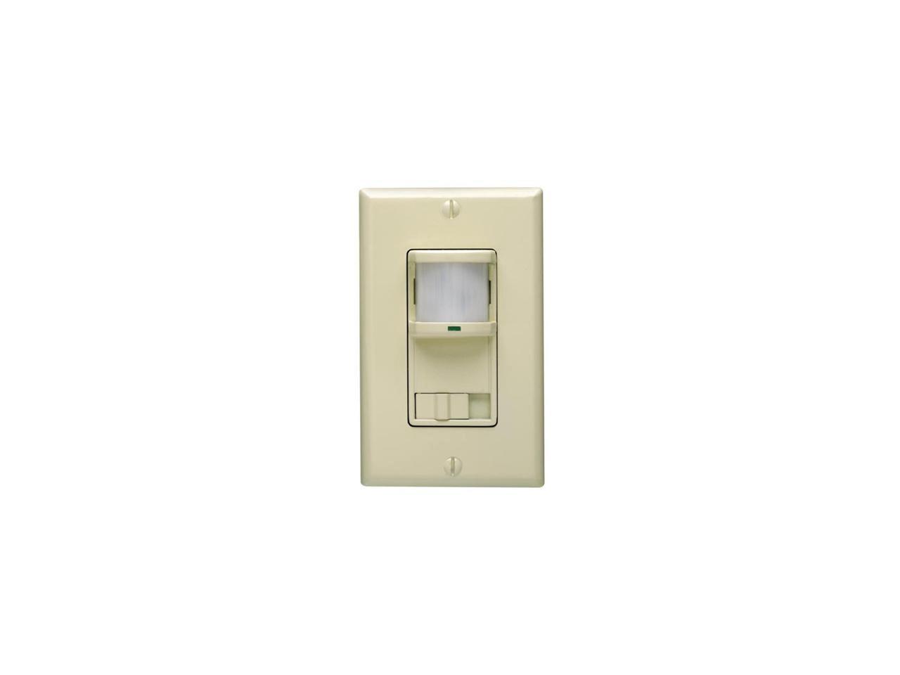 Leviton R01-PR150-1LI Ivory Residential Grade PIR Occupancy Sensor Wall ...