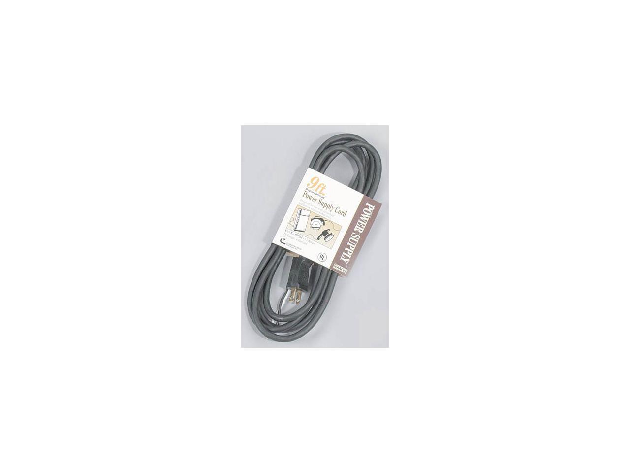 Coleman Cable 09854 Two Conductor Replacement Power Supply Cord ...