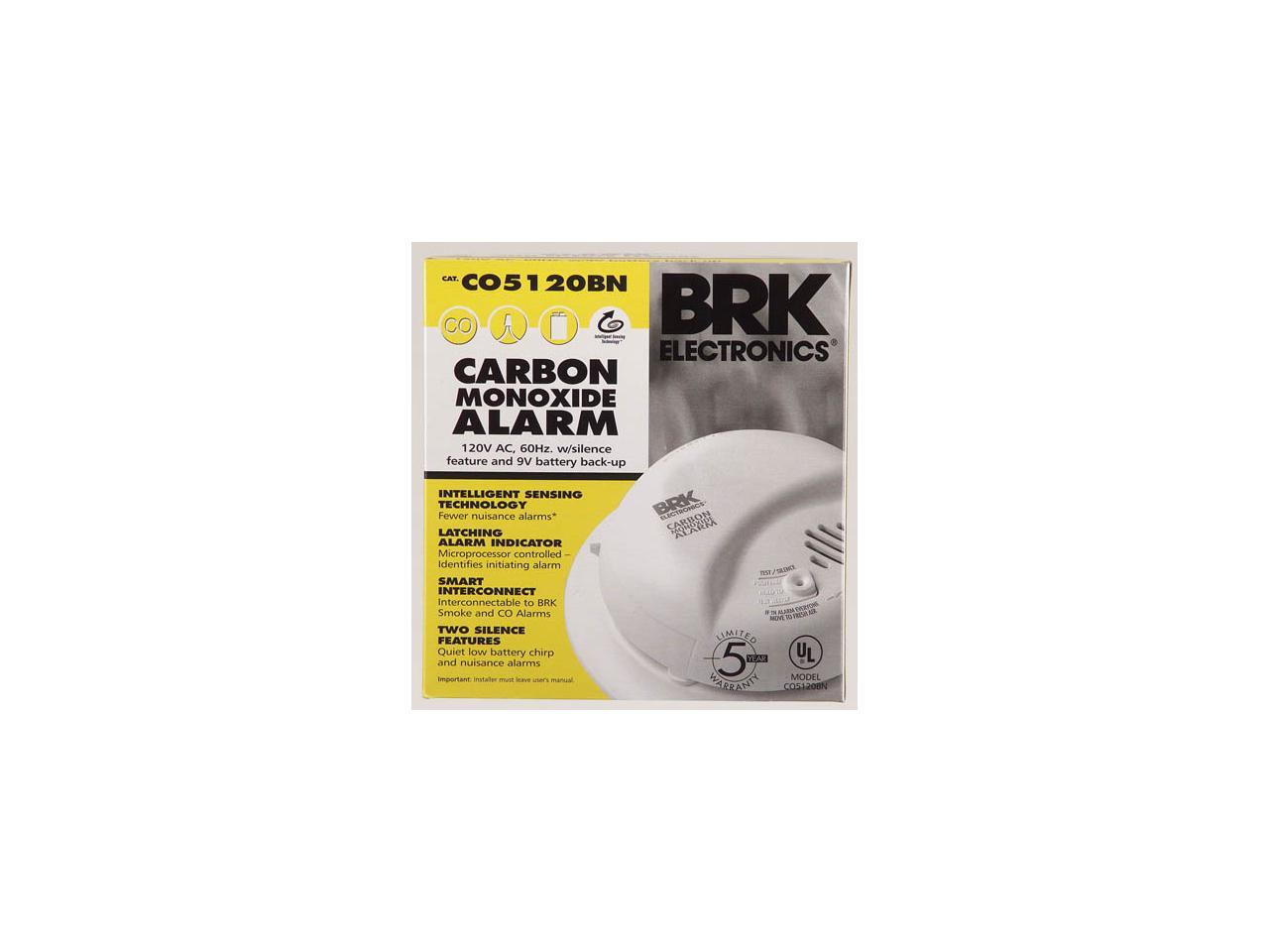 First Alert CO5120BN AC Powered Carbon Monoxide Alarm - Newegg.com