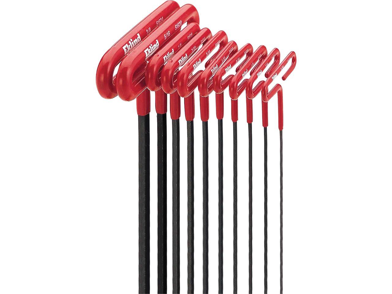 Cushion Grip Hex T-Key 10 Piece Set - Newegg.com