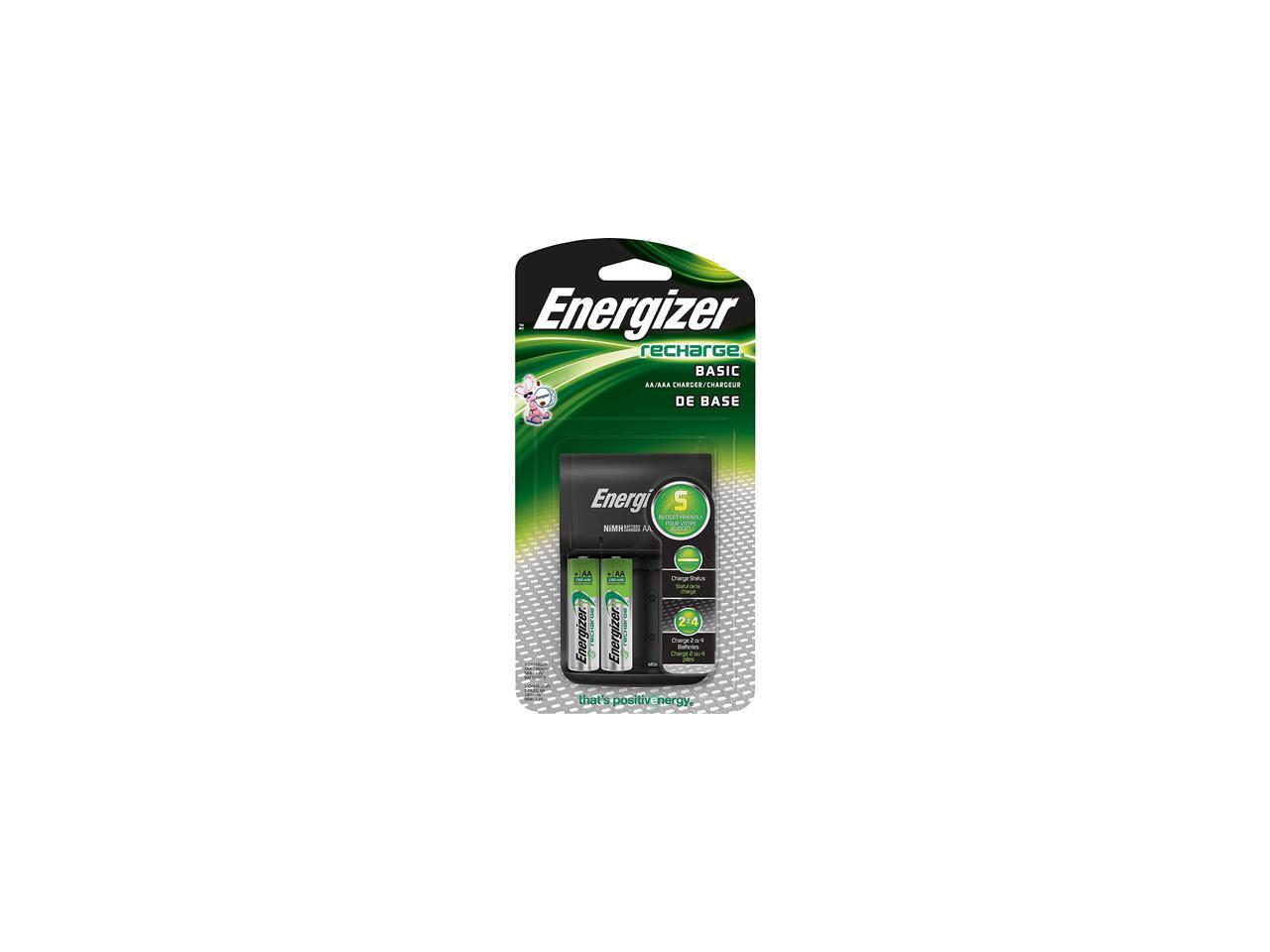 Energizer CHVCWB2 Rechargeable Batteries & Charger Kit - Newegg.com