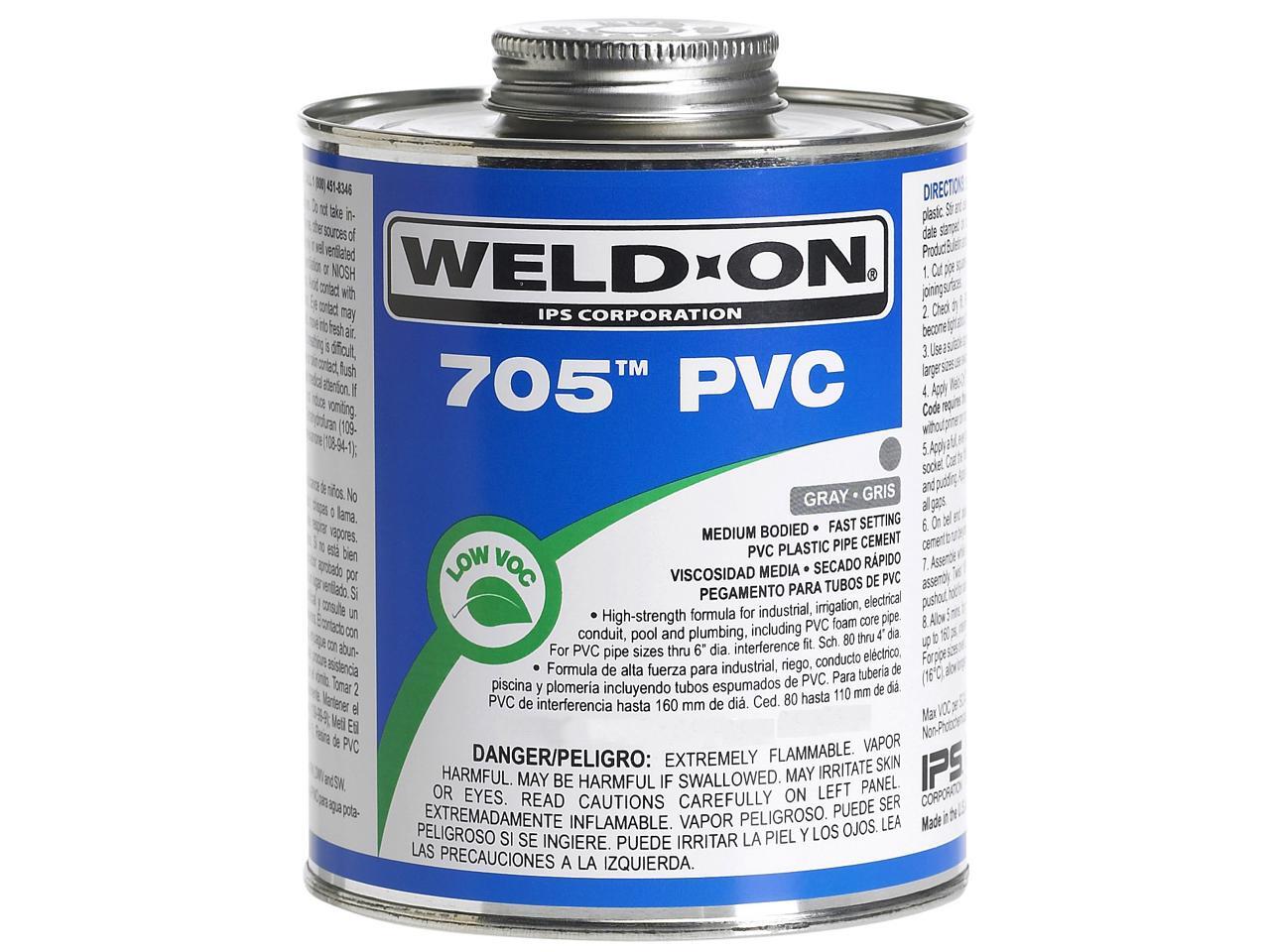 IPS Weldon 10090 1 Quart Gray 705™ PVC Cement - Newegg.com