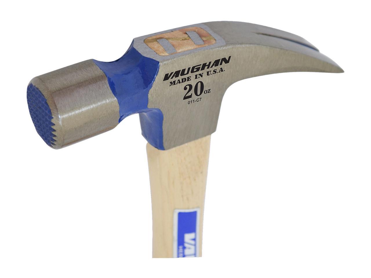 VAUGHAN & BUSHNELL MFG CO 20 Oz Milled Face Wood Handle Framing Hammer - Newegg.com