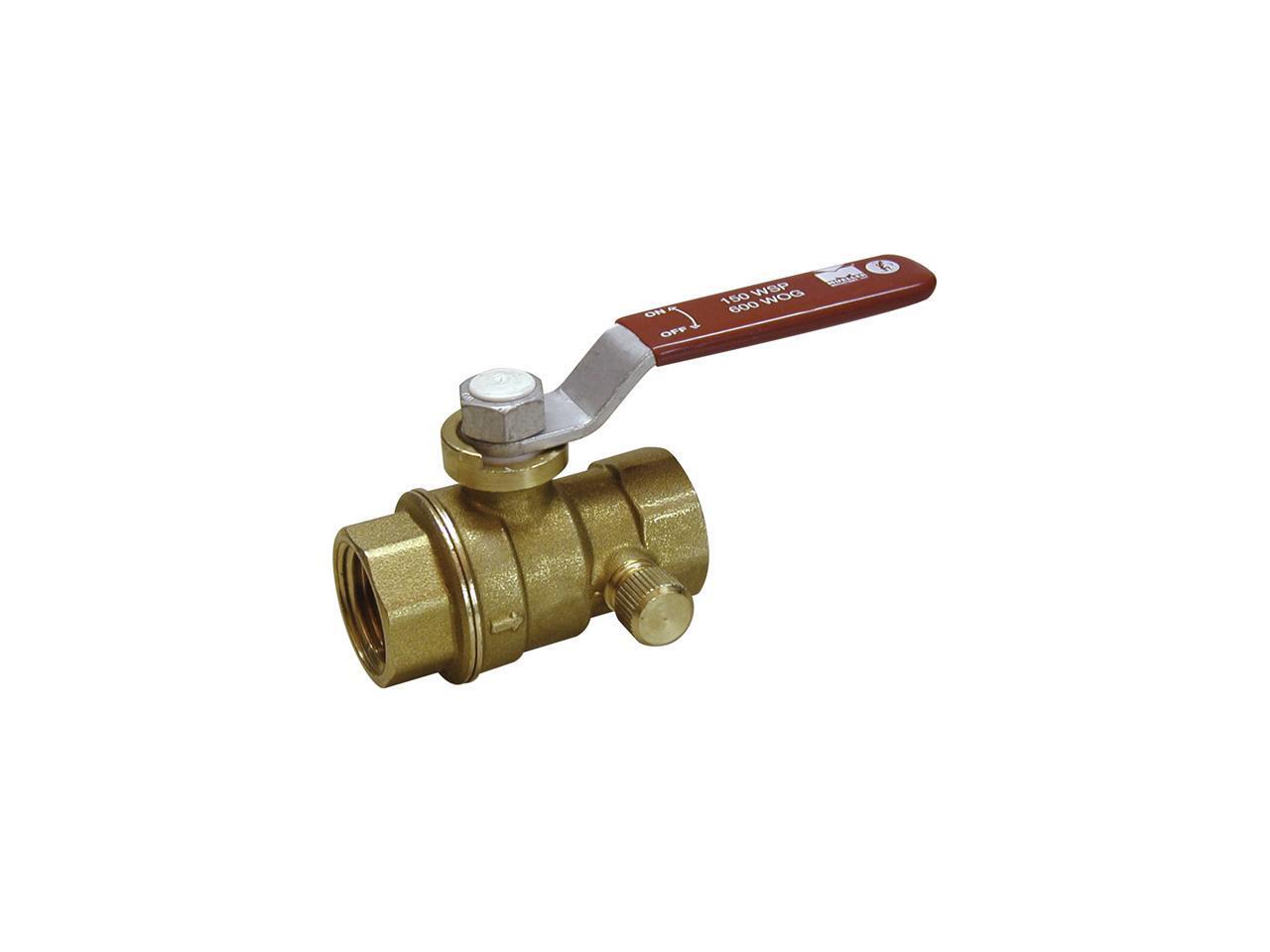 Mueller Industries 107-754NL 3/4" Brass Low Lead Stop & Waste Valve ...