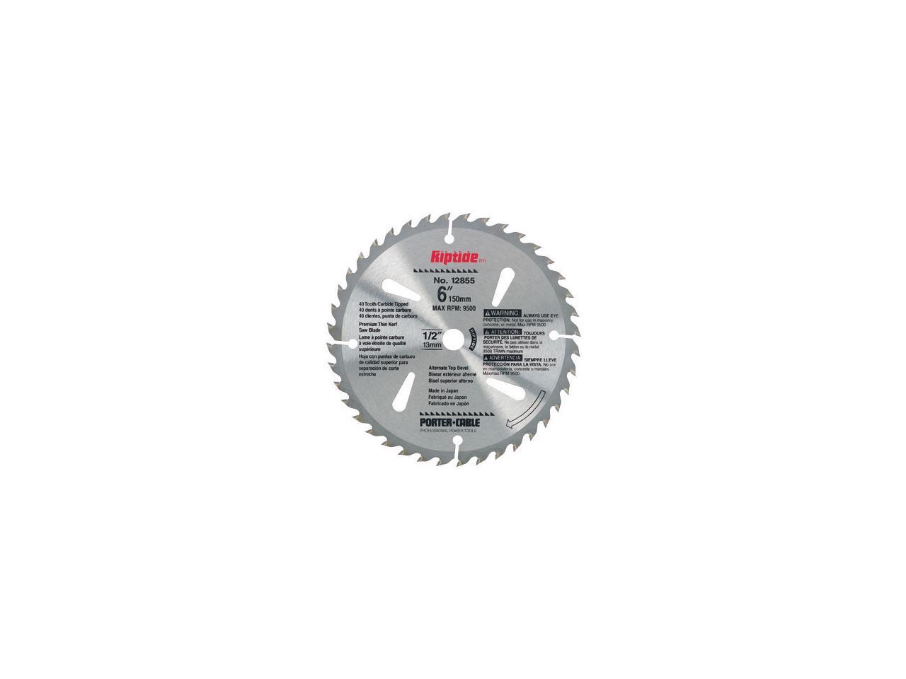 Porter Cable 12850 6" 18T Riptide™ Circular Saw Blade - Newegg.com