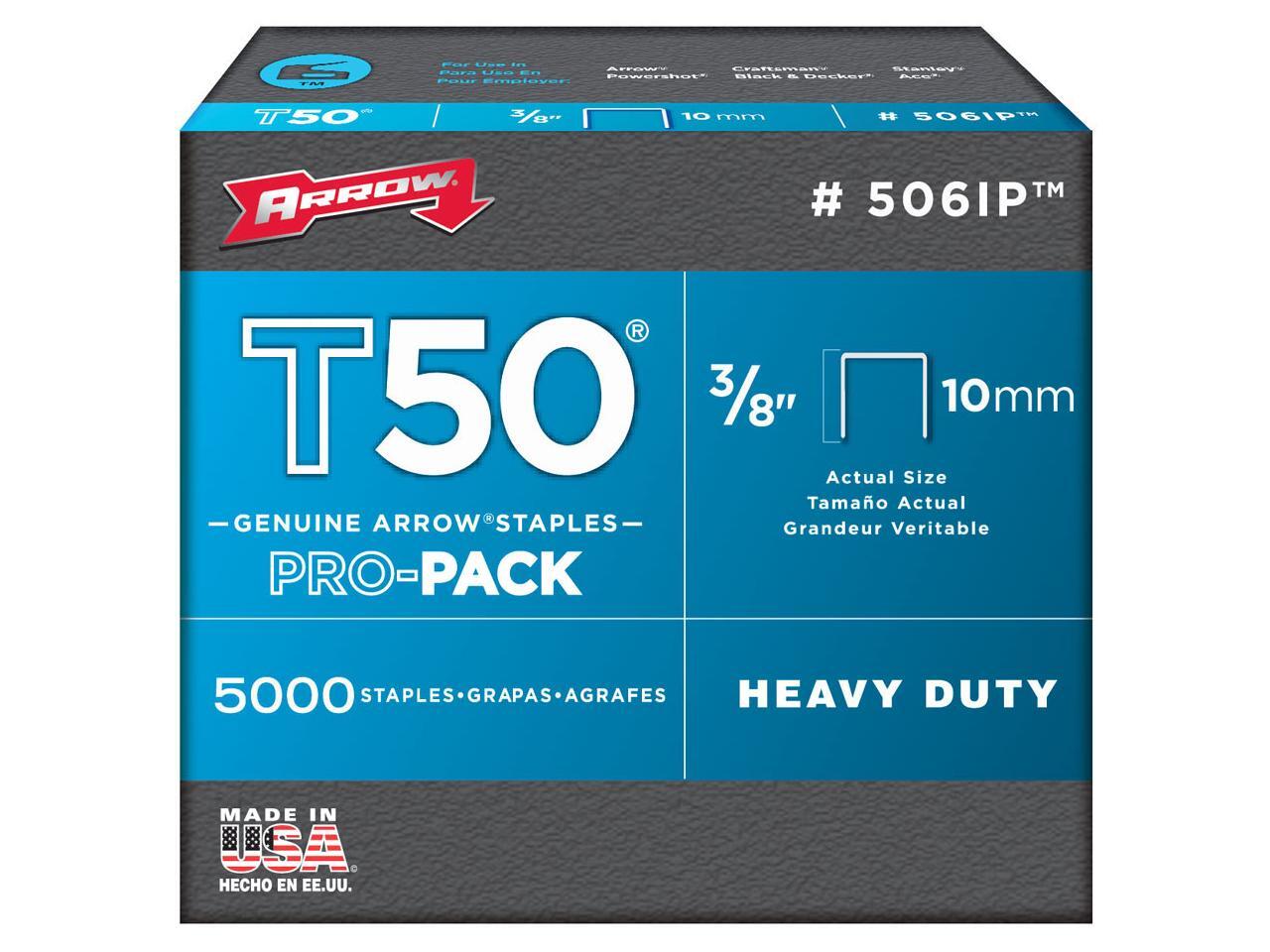Arrow Fastener 506IP 3/8" Hammer Tacker T50™ & T55™ Staples - Newegg.com