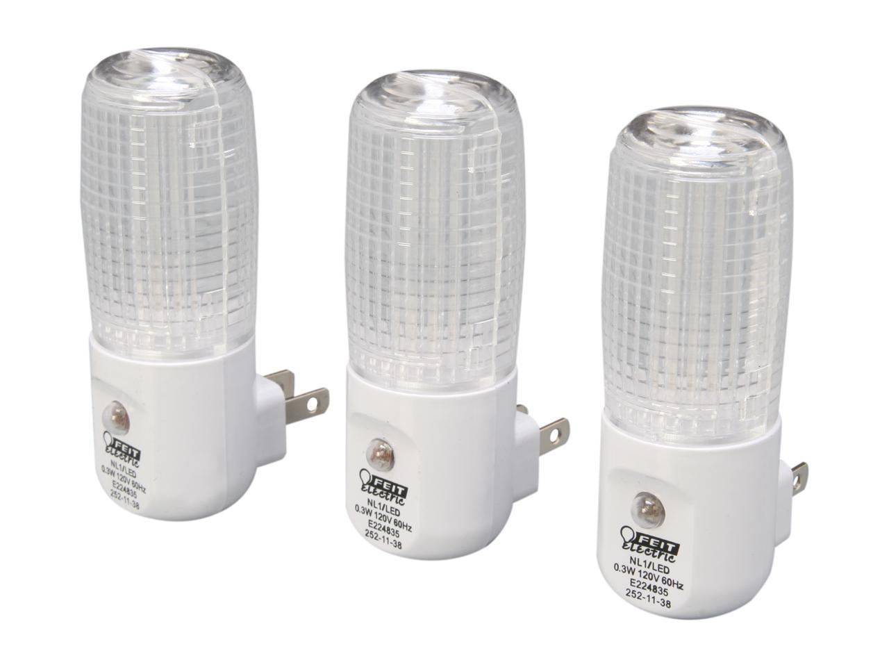 Feit Electric NL1/LED/3 LED Night Light 3 Pack - Newegg.com