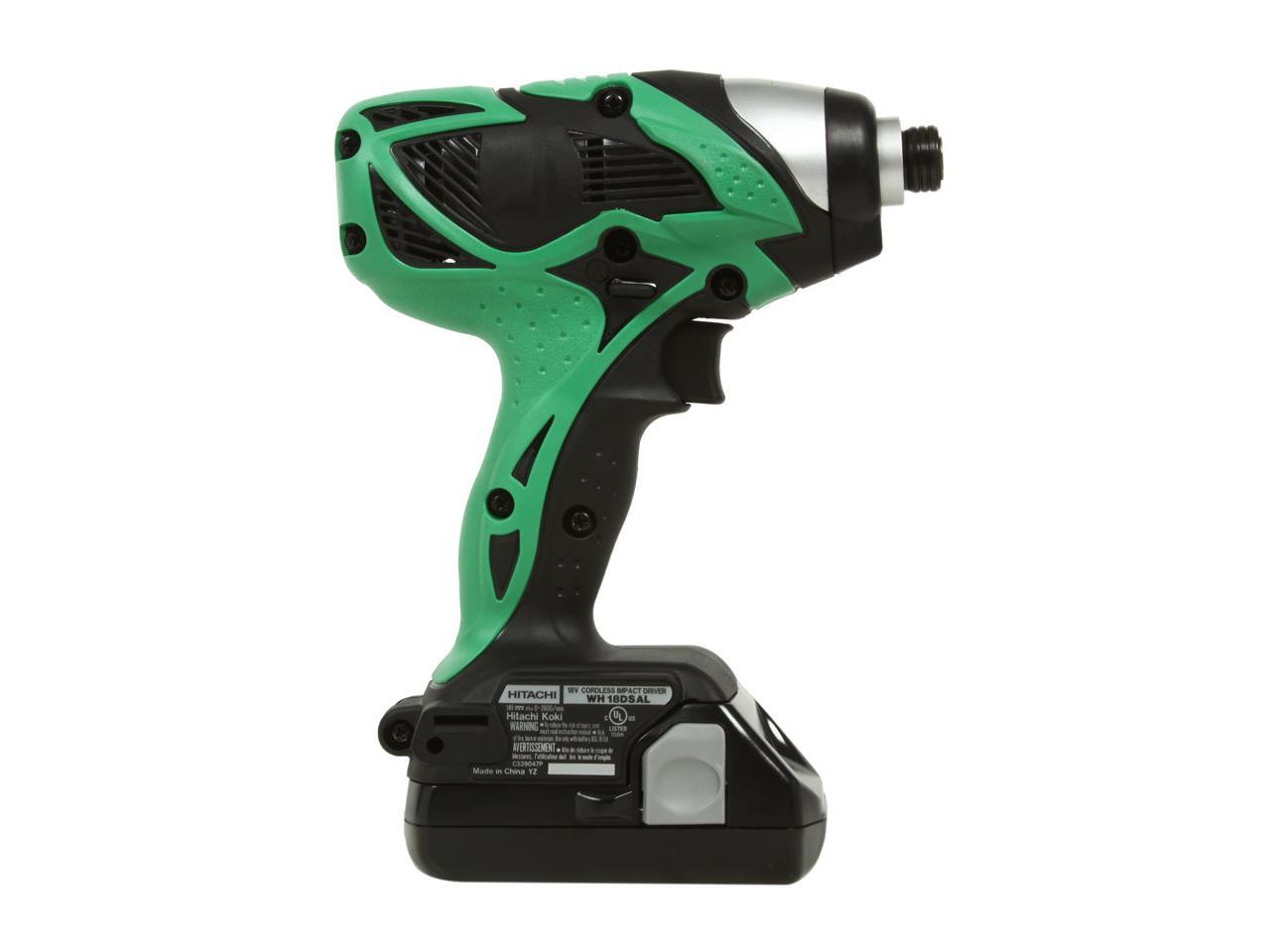 Hitachi WH18DSAL 18V 1.5Ah Lithium Ion Compact Pro Impact Driver - Newegg.com