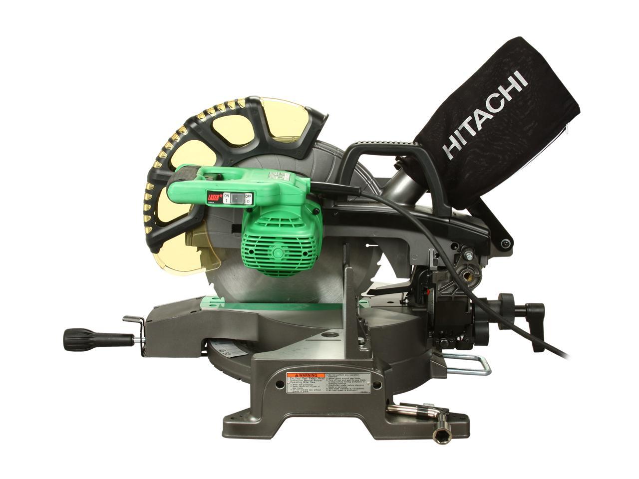 Hitachi C12FCH 12" Compound Miter Saw with Laser Marker - Newegg.com