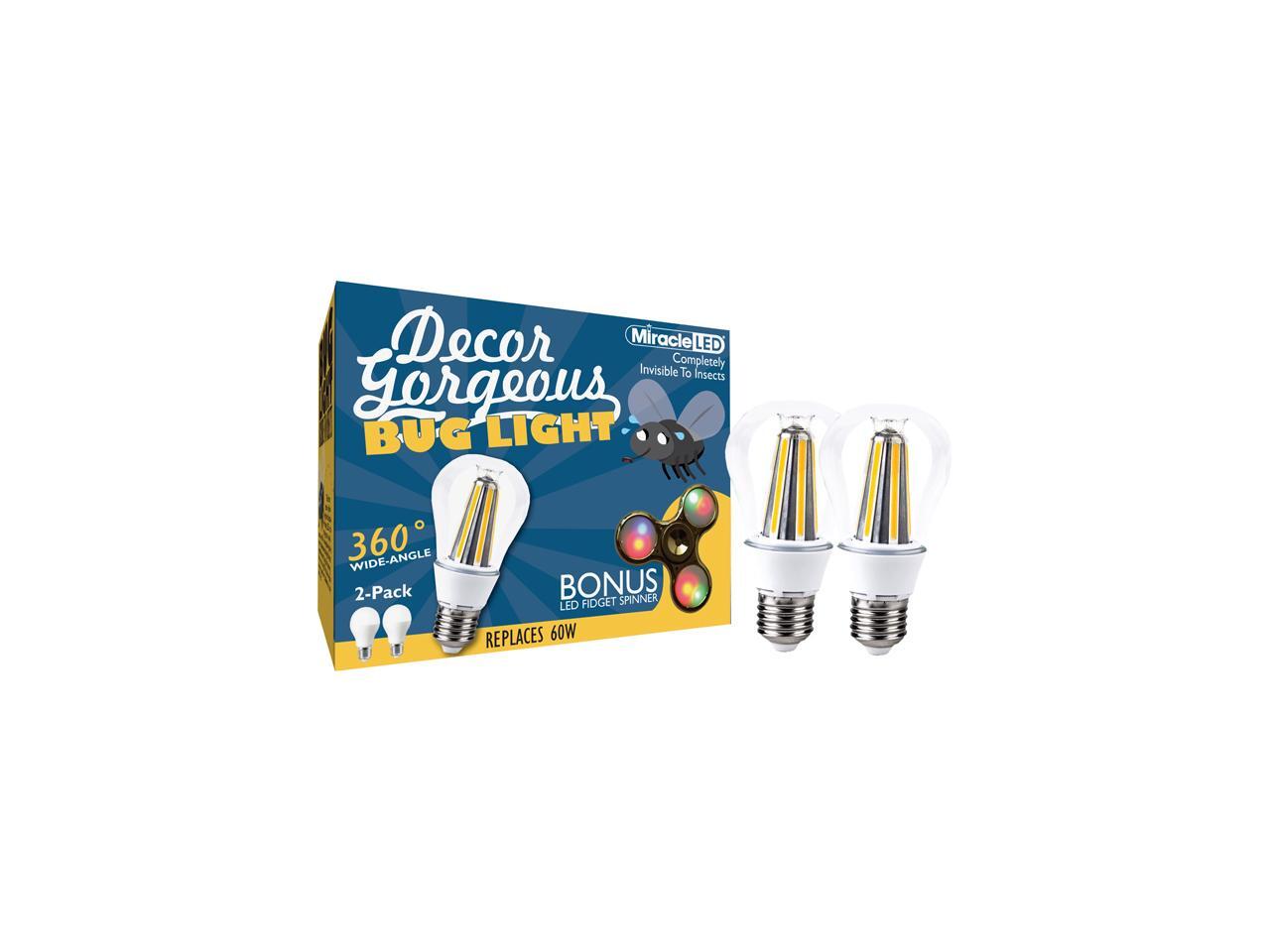 MiracleLED 604375 60 W Equivalent Decor Gorgeous Omni LED Bug Light 2 ...
