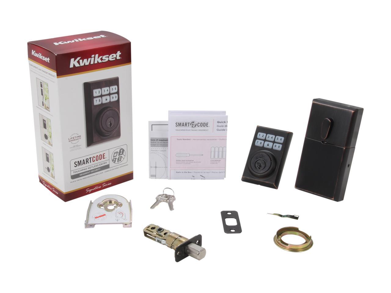 Kwikset 909 CNT 11P SMT CP Contemporary SmartCode Electronic Single ...