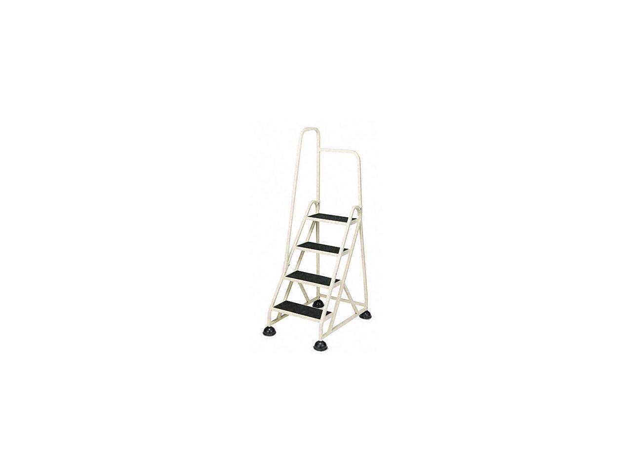 Cramer 1041L19 Four-Step Stop-Step Aluminum Ladder with Handrail ...