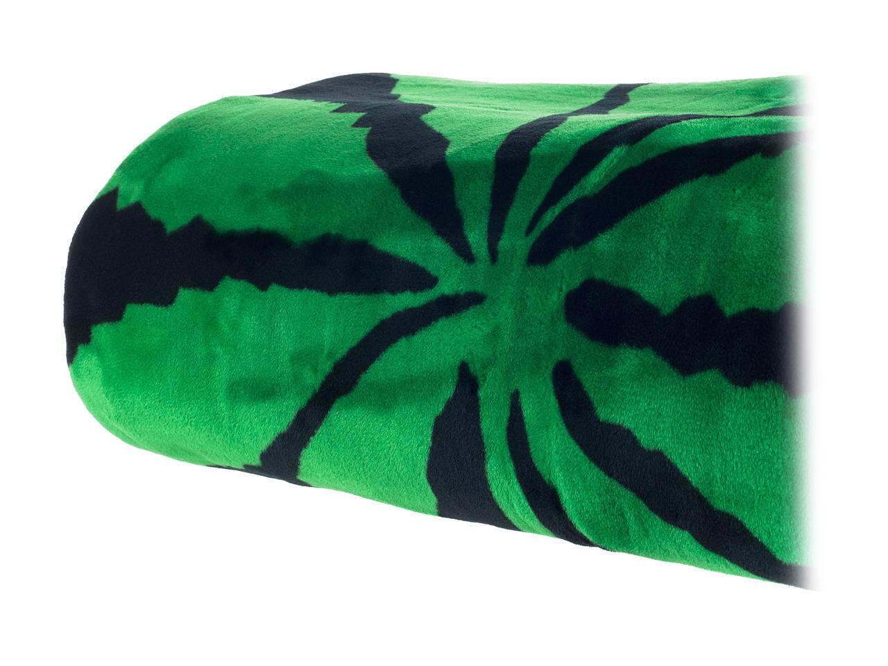Lavish Home Marijuana Leaf Heavy Thick Plush Mink Blanket - 8 pound ...