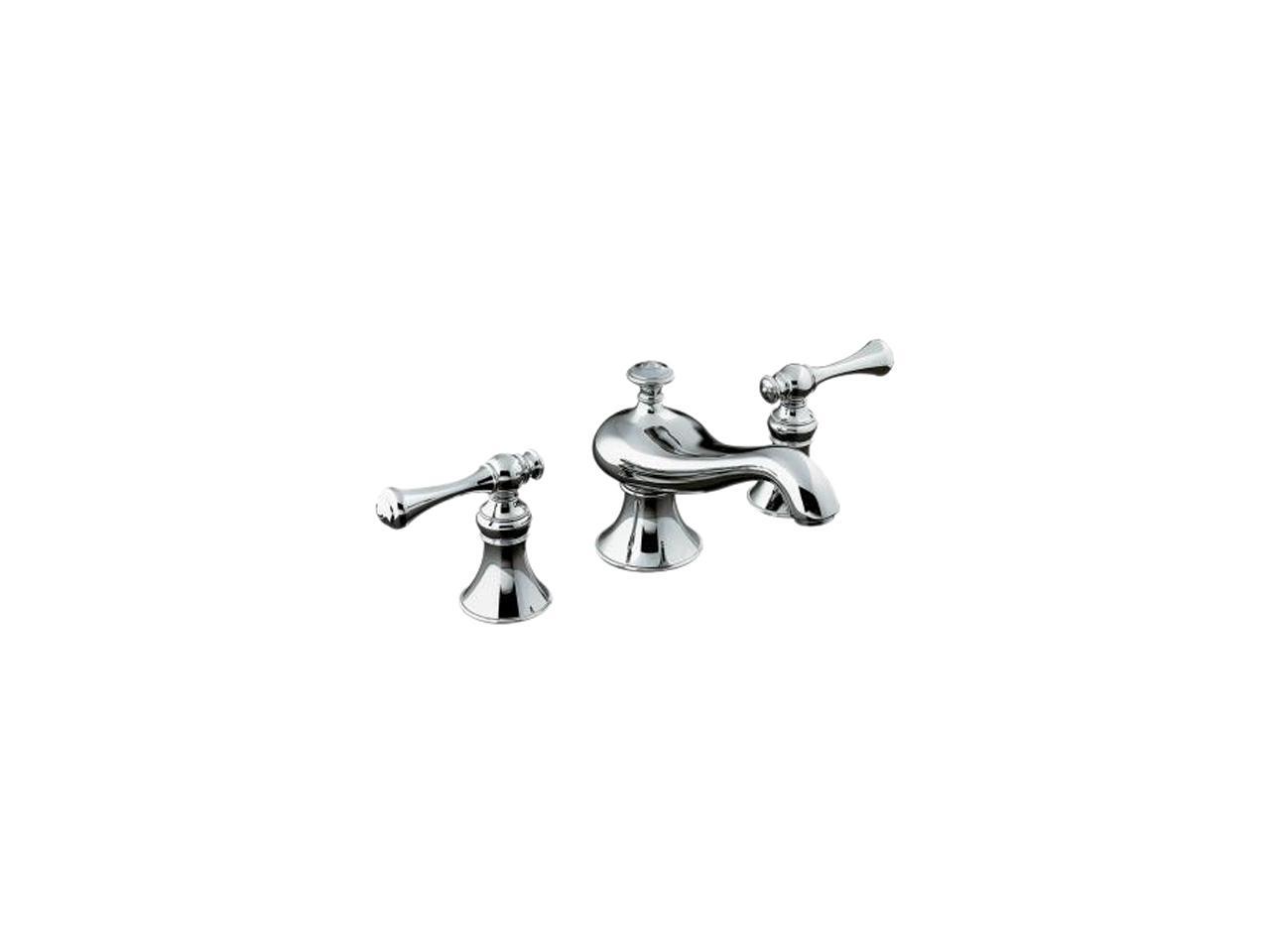 KOHLER K-16104-4A-CP Revival Widespread Lavatory Commercial Faucet With ...