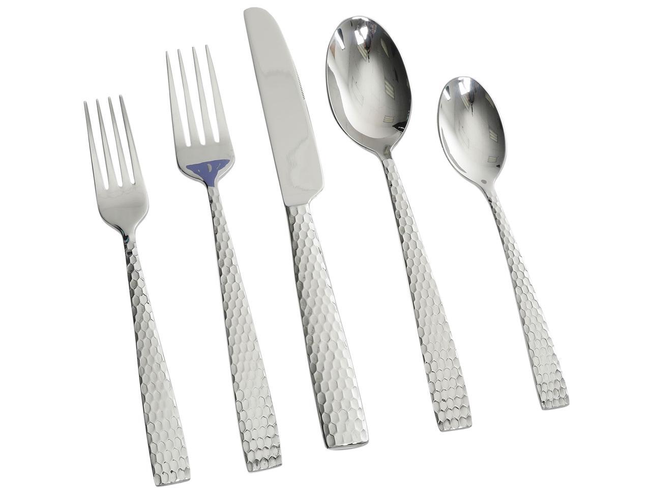Gibson Elite Braid 20 Piece Flatware Set, Silver - Newegg.com