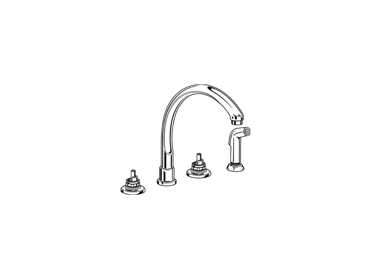 DELTA 2276-LHP Waterfall Kitchen Faucet Chrome - Newegg.com
